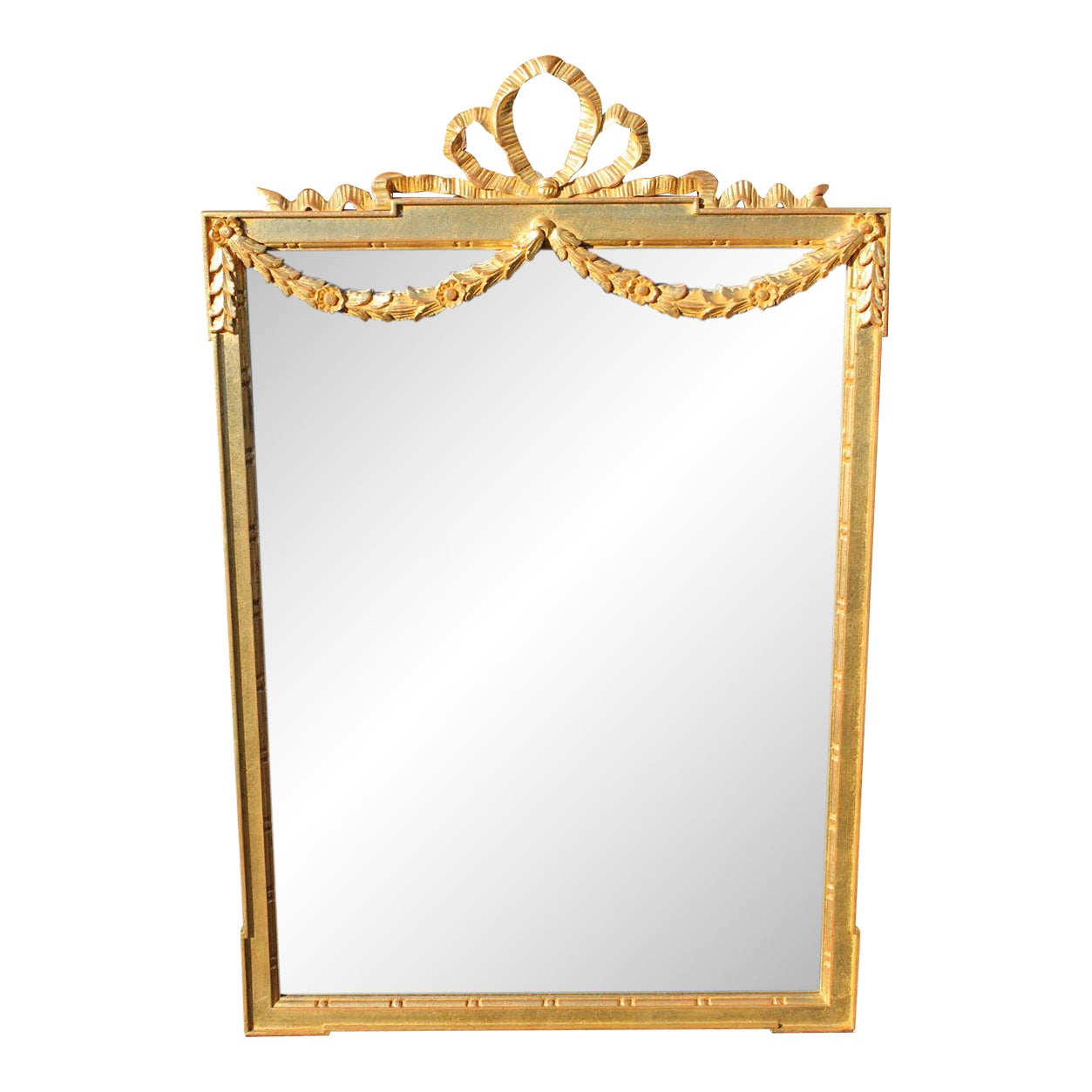 Baker Knapp & Tubbs Italian Giltwood Mirror in the Style of Louis XVI ...