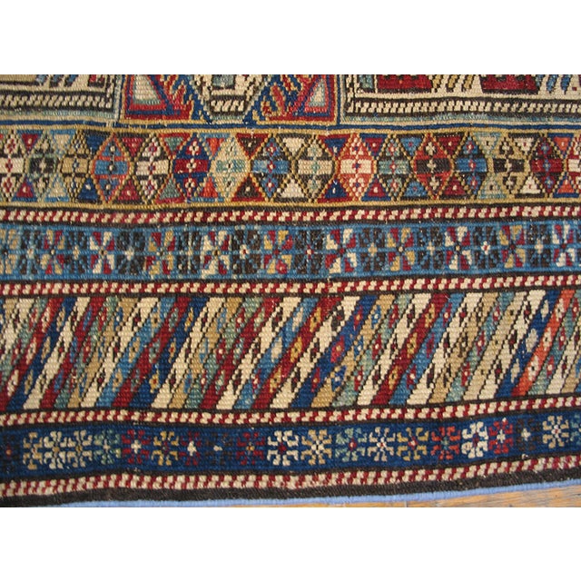 Late 19th Century Caucasian Shirvan Carpet ( 3'5" X 4'5"- 104 X 134 CM ...