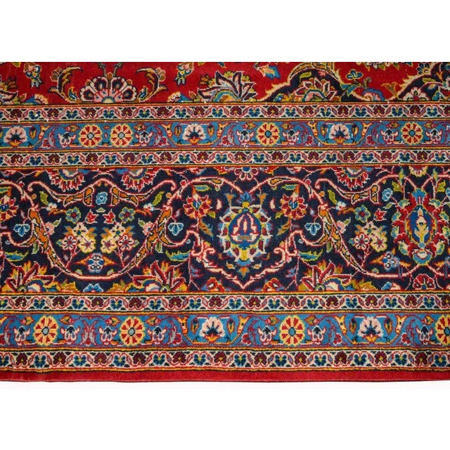 Traditional Kashan Rug | Chairish