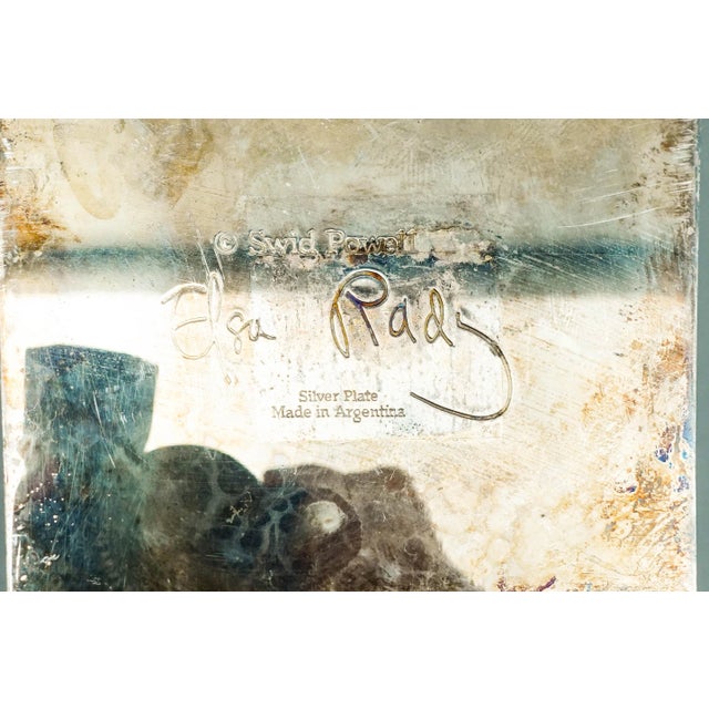 Late 20th Century Elsa Rady for Swid Powell Vintage Post Modern Silver ...