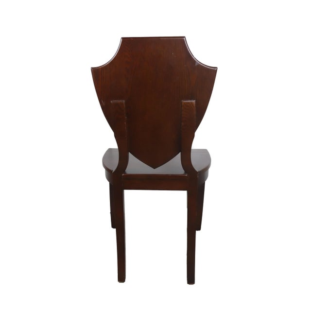 Vintage Regency Period Shield Back Crest Hall Chair | Chairish