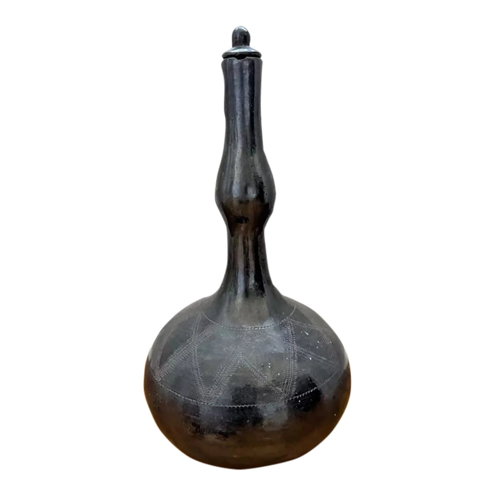 Late 20th Century Uganda Ensumbi Gourd Shaped Water Drinking Vessel ...