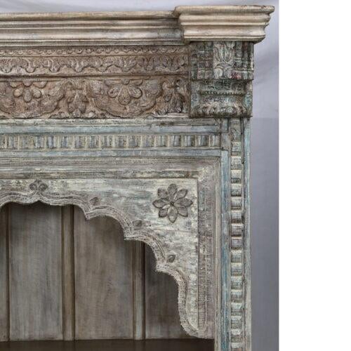 Bookcase Made From Indian Antique Elements | Chairish