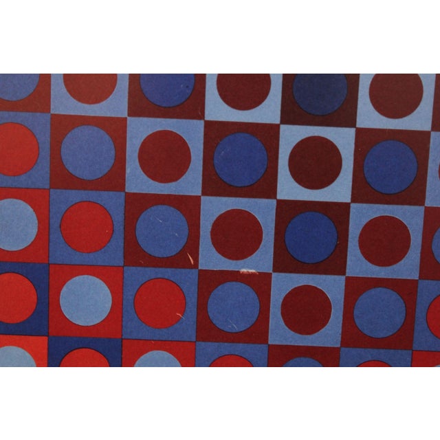 Victor Vasarely "Boglar" Op Art Lithograph | Chairish