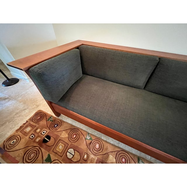 Vintage Stickley Cherry Wood Arts and Crafts Mission Prairie Settle ...