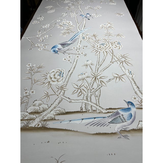 Chinoiserie Wallpapers Chinoiserie Hand Painted Artworks on Silk Panel ...