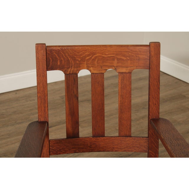 Antique Mission Oak Rocking Chair | Chairish