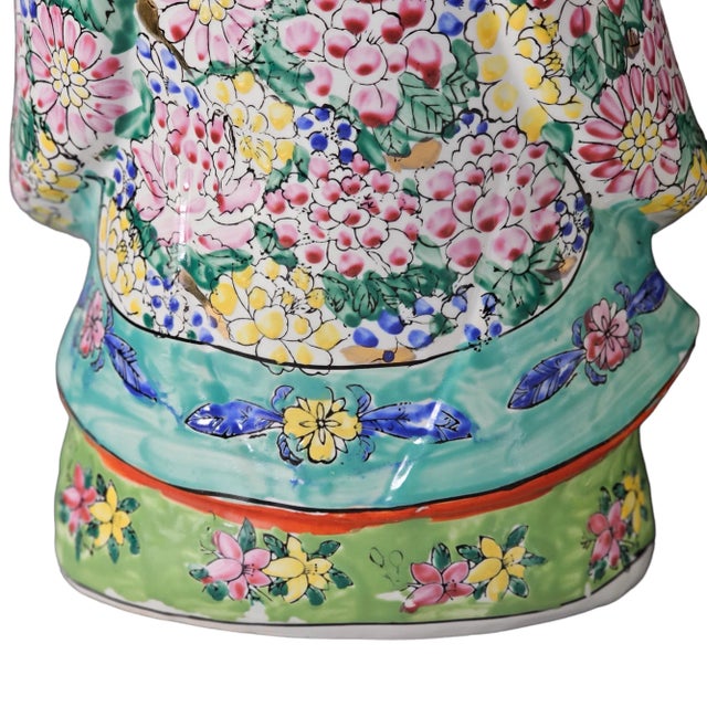 Chinese Fu Lu Shou Feng Shui Gods Figurines Lot of 3 | Chairish