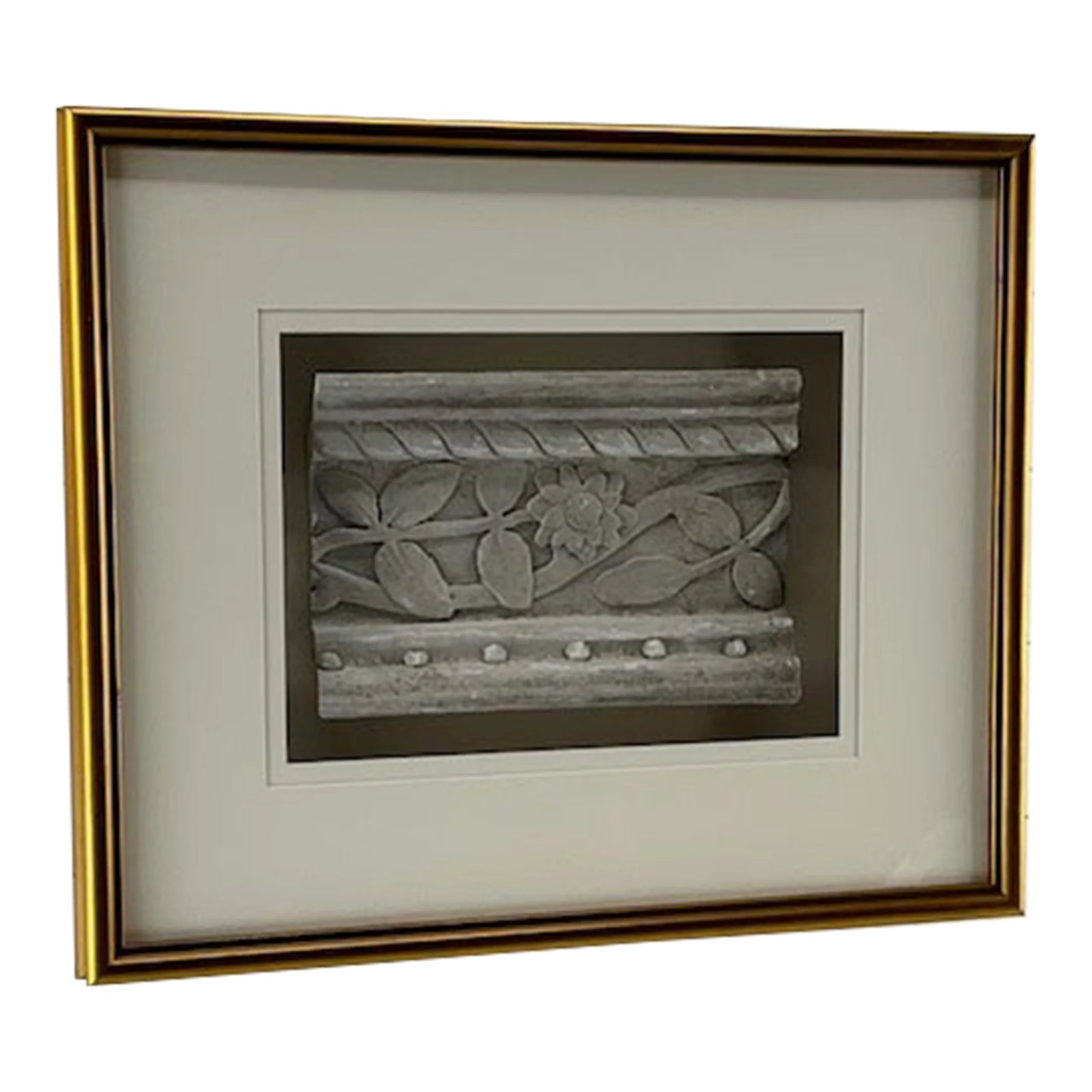 Framed Flower Moulding | Chairish