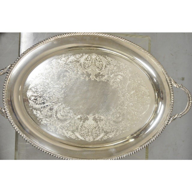 Wilcox International Silver Co Tea Set Serving Tray and More - 5 Pc Set ...