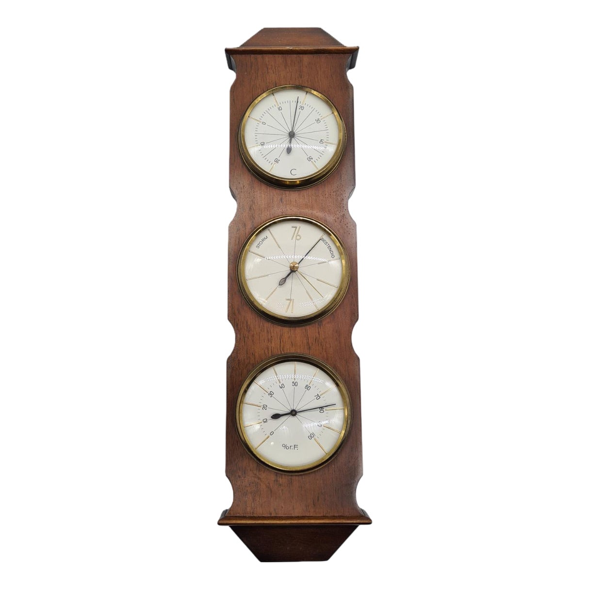 Vintage Weather Station Barometer, 1970s | Chairish