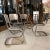 Mid 20th Century Brushed Tubular Steel Contoured Cantilever Chairs ...