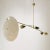 Mid-Century Counterweight Brass Ceiling Lamp | Chairish
