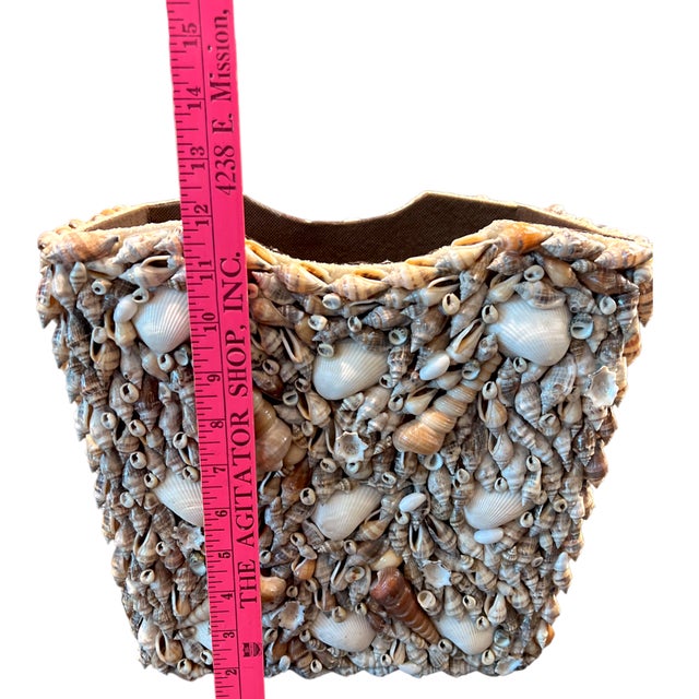 Seashell Encrusted Bathroom Accessories Wastebasket Tissue Holder ...