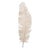 Feather Object in White | Chairish