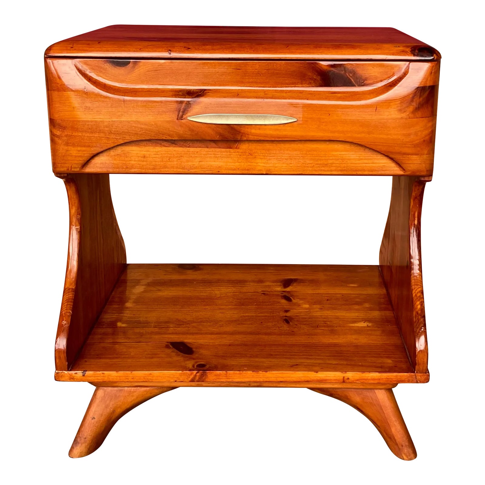 1970s Franklin Shockey Night Table | Chairish