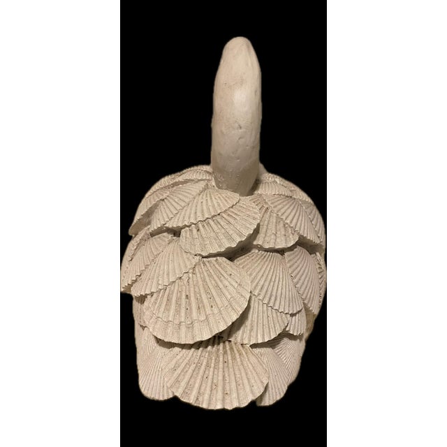 Vintage Clam Shell Swan Statue | Chairish