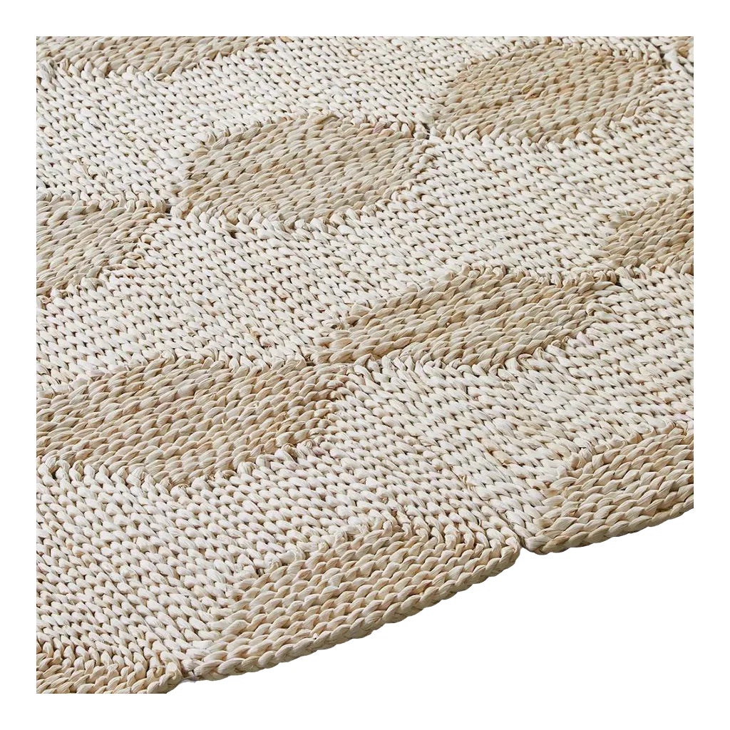 Rush House for Chairish Marisol Corn Husk Rug, 8' x 10' | Chairish