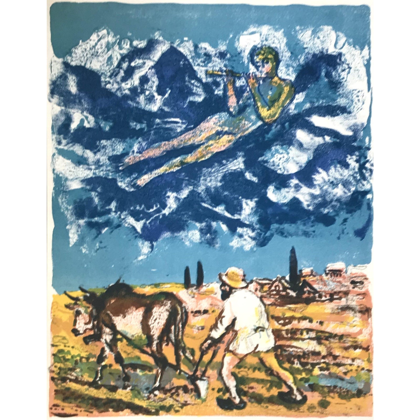 1969 Walter Spitzer Original Lithograph V1-12 Mourlot | Chairish