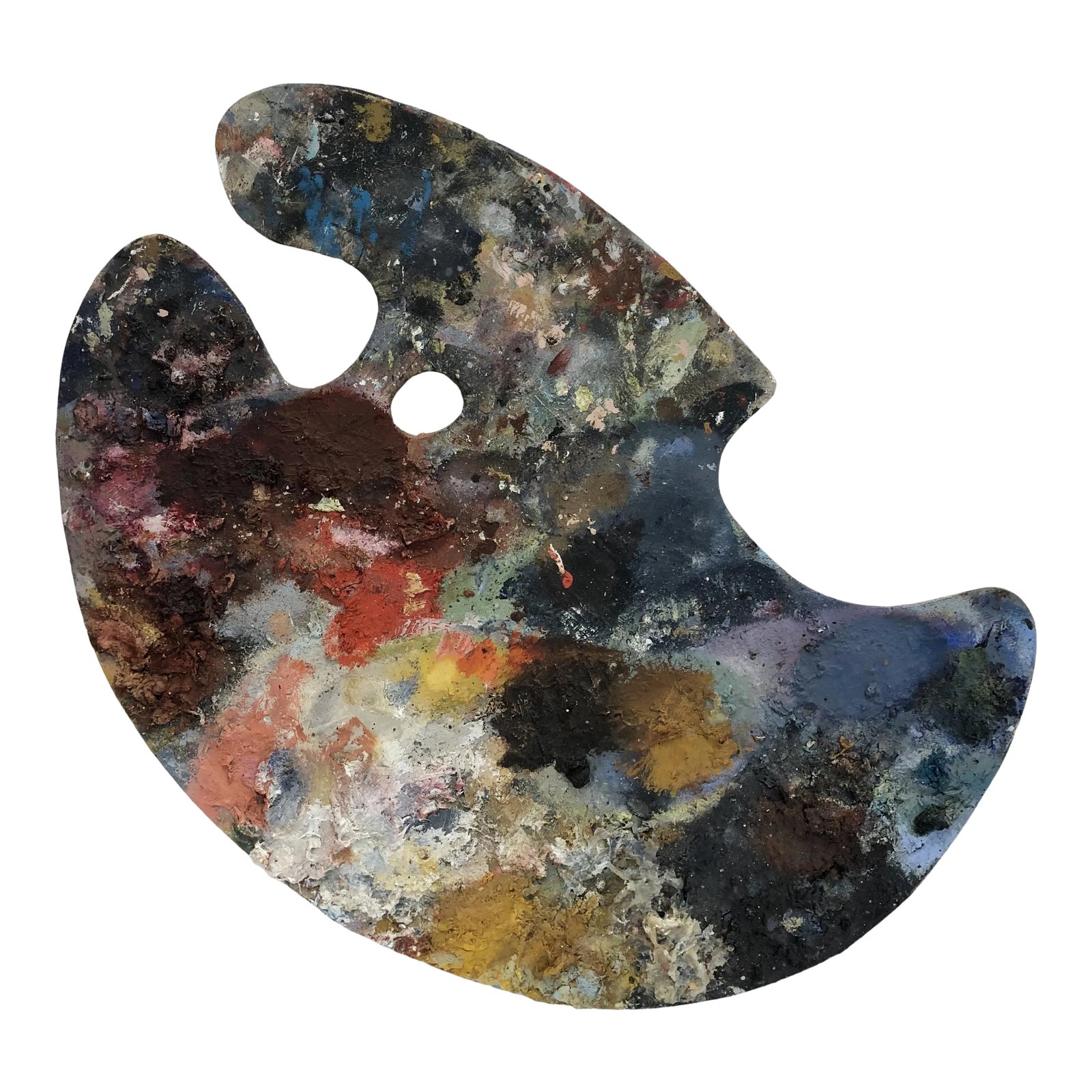 Paint Pallet - Unconventional Shape Painting | Chairish