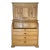 1888 Pine Highboy Storage Hutch With Desk | Chairish