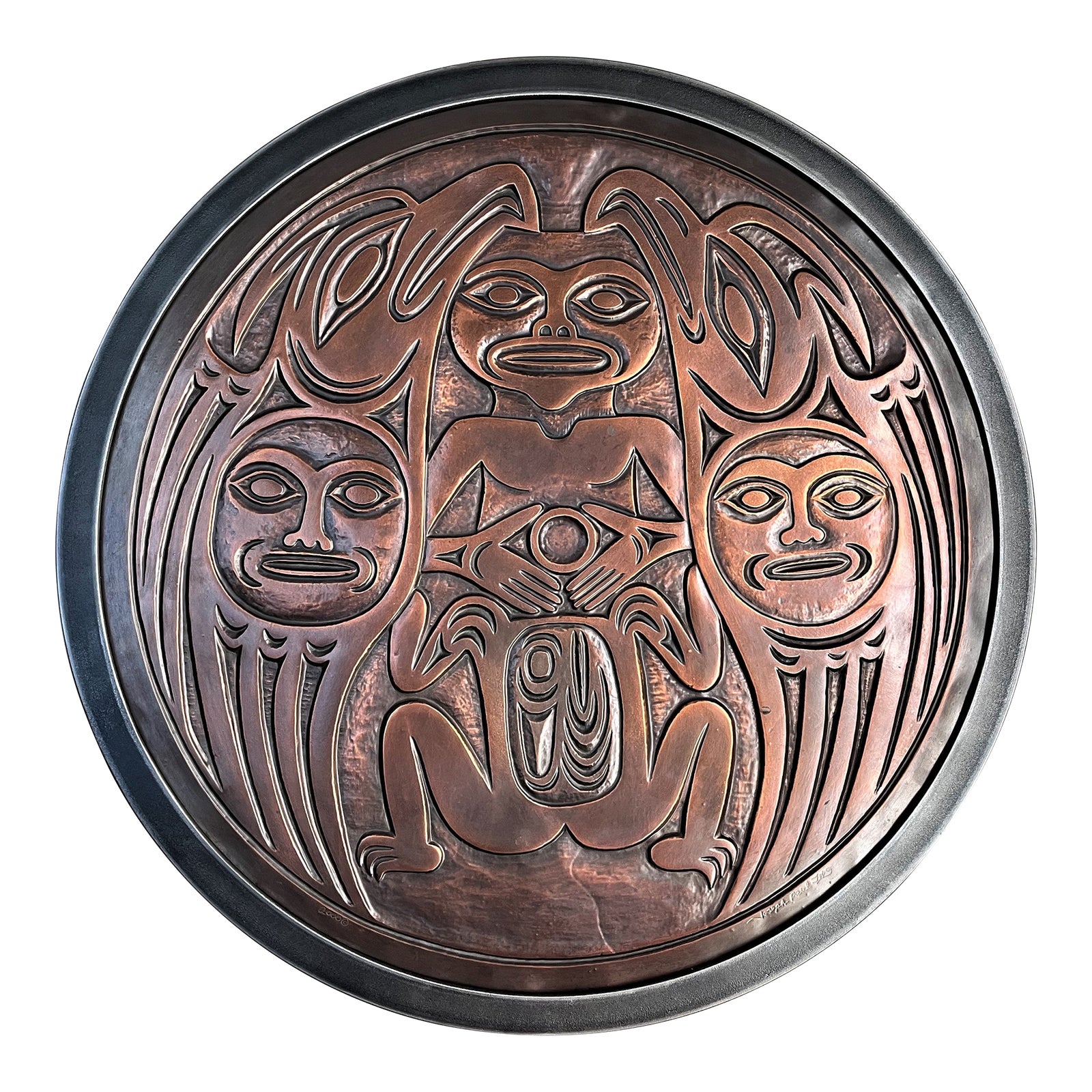 2000s Northwest Artist Joseph Paul’s Copper “spindle Whorl” | Chairish