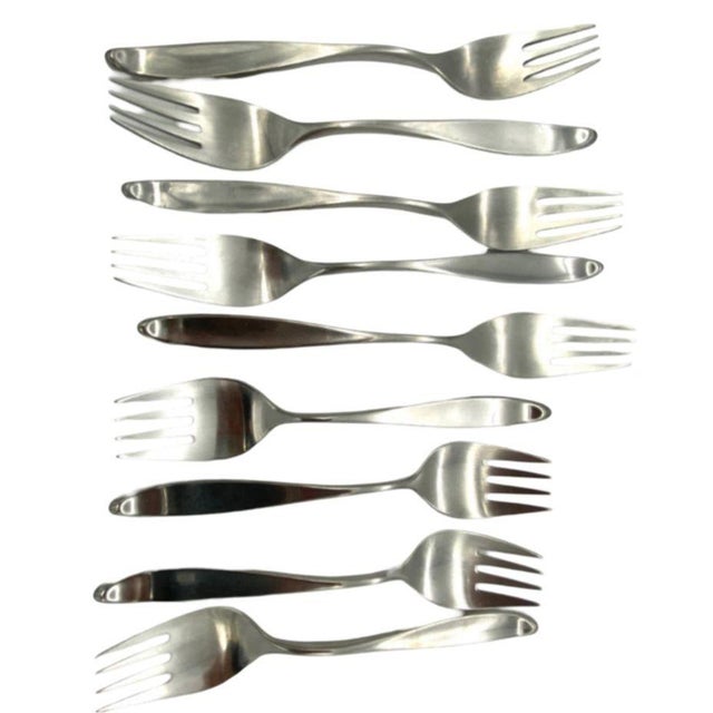 Don Wallace for Lauffer Design 2 Stainless Steel Set of 42 | Chairish