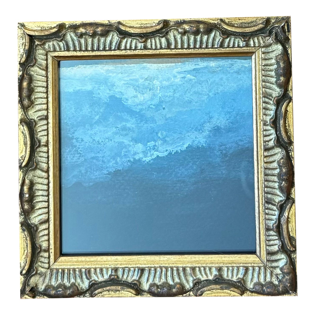 Wellon Bridgers Contemporary Oil Painting on Paper, Framed | Chairish