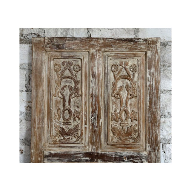 Antique Barn Door Handcrafted Solid Doors Whitewash Single Rustic Doors ...