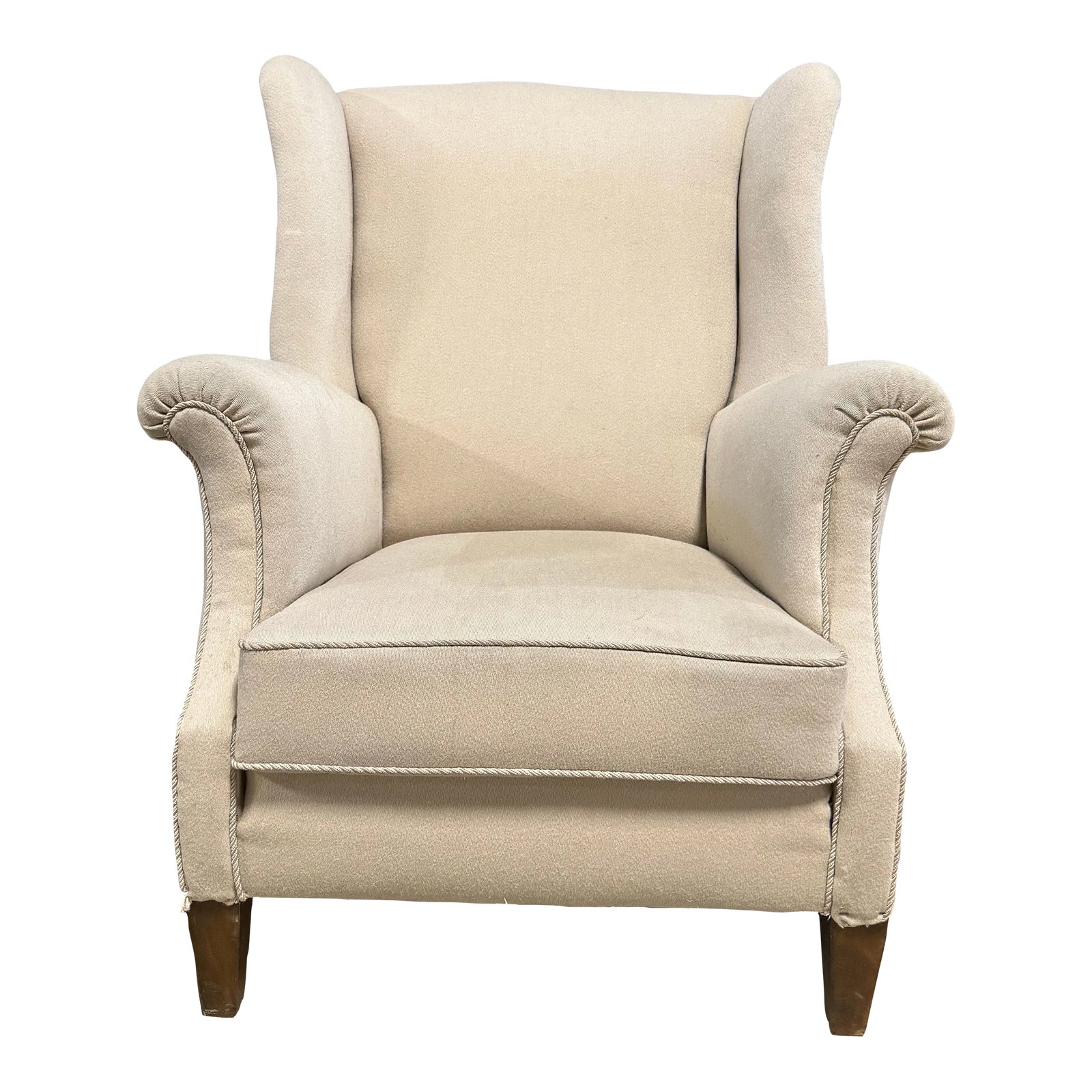 1960's English Wingback Chair | Chairish