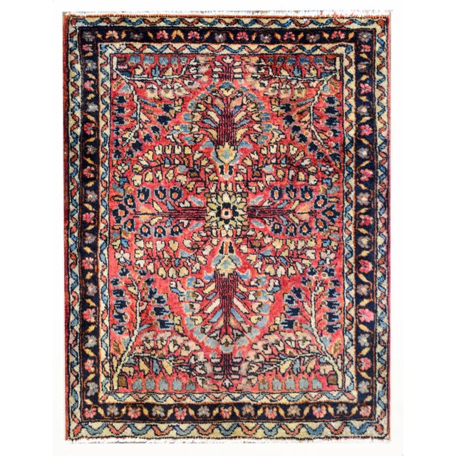 Early 20th Century Vintage Sarouk Rug | Chairish