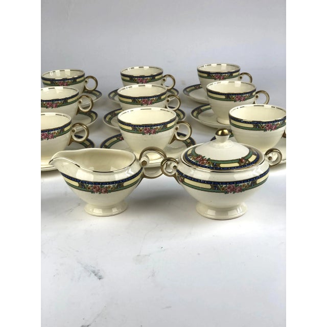 1940s Taylor Smith Taylor Vintage China Set for 12 Complete With Many Extras- 90 Pieces | Chairish