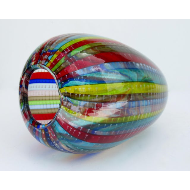 C.1970's Italian "Cenedese" Murano Signed, Large Hand-Blown Ovoid ...