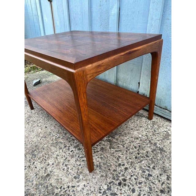 Pair of Mid Century Rhythm Lane Two Tier Walnut Side -End Tables ...