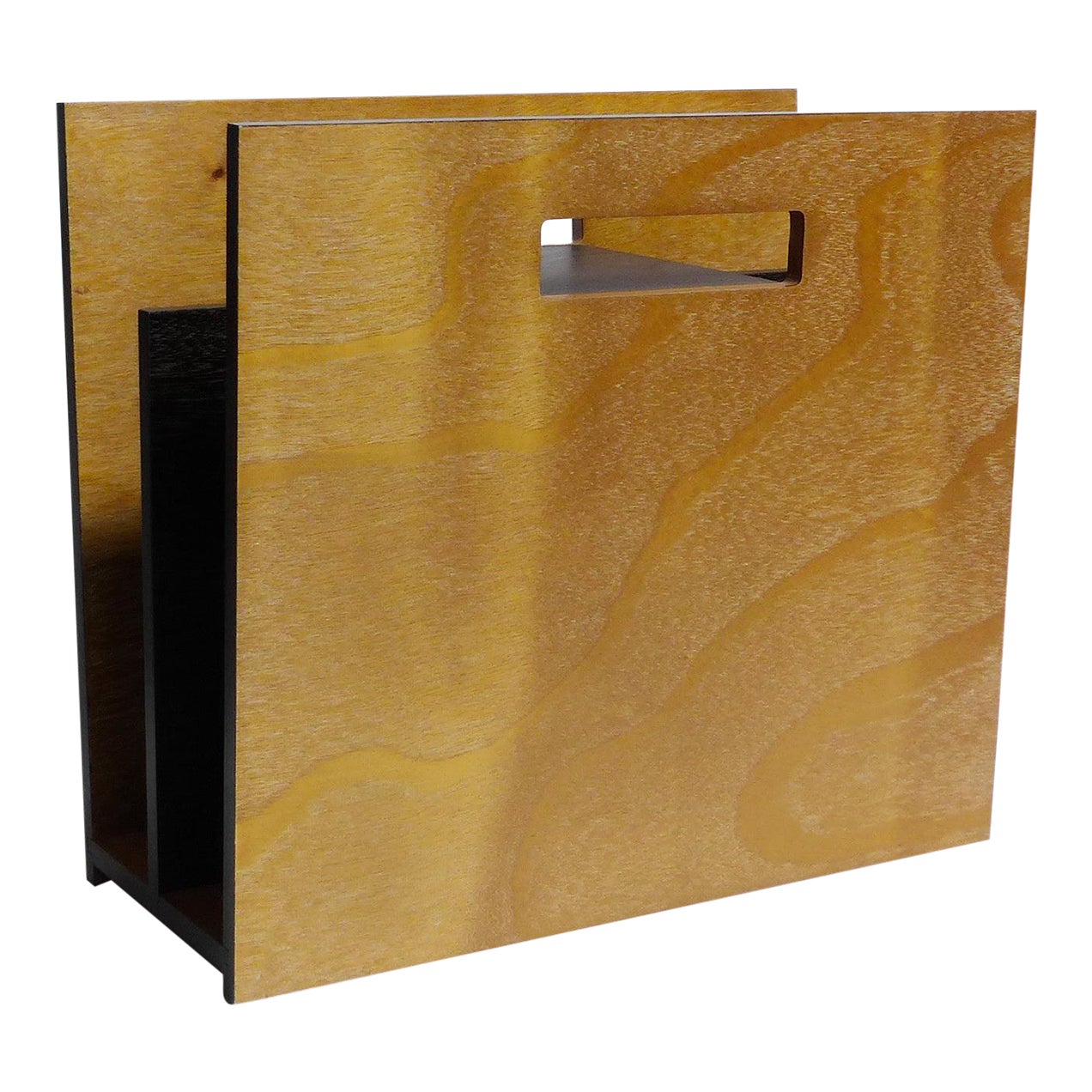 Thomas O' Brien Vintage Modern Floor Magazine Rack | Chairish