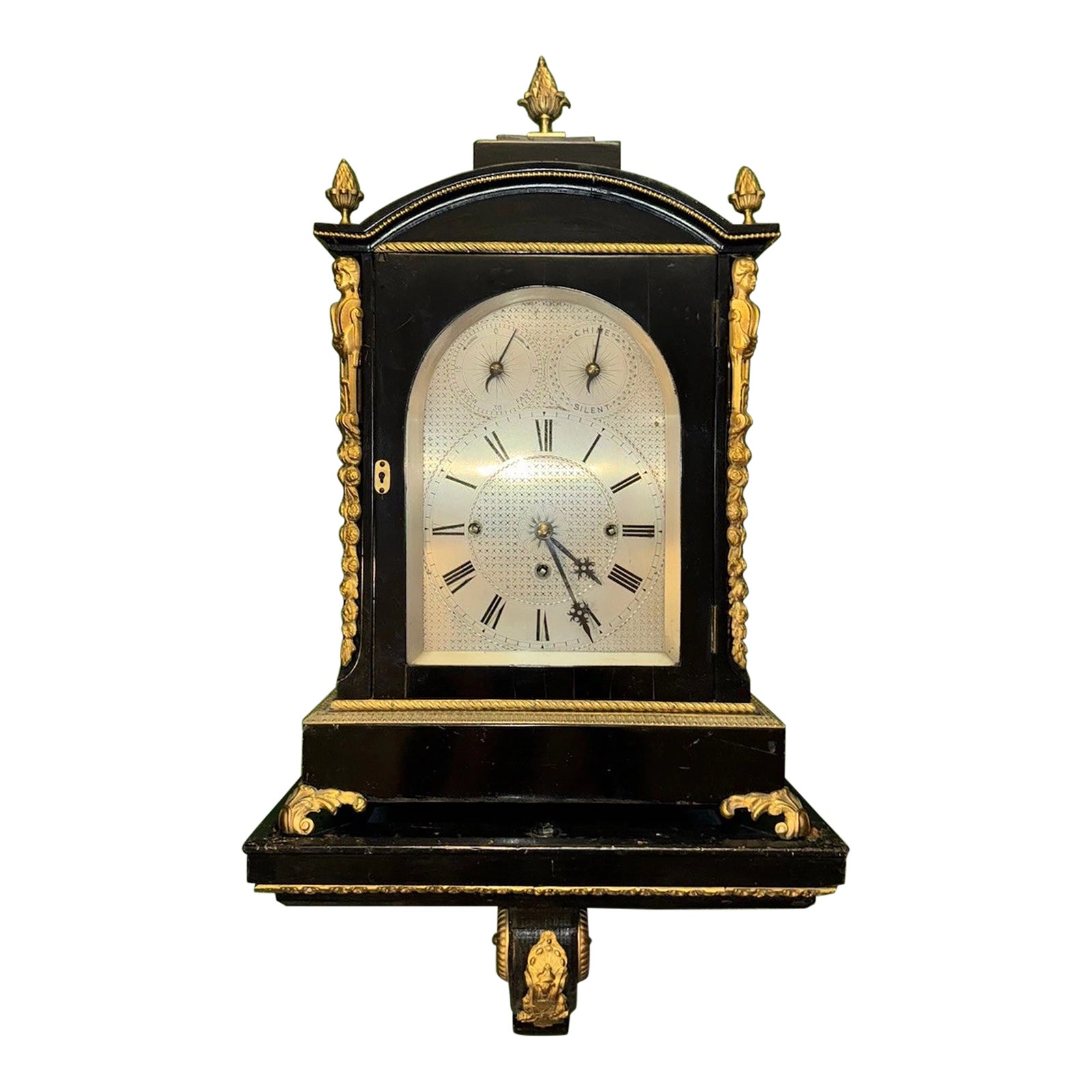 19th Century English Triple Fusee Musical Bracket Clock by Camerer Cuss ...