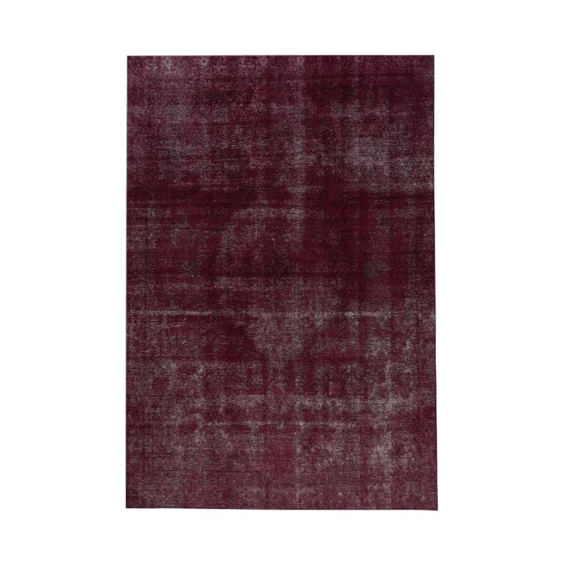 1960s Modern Industrial Style Over-Dyed Rug - 9'3" X 12'1" | Chairish