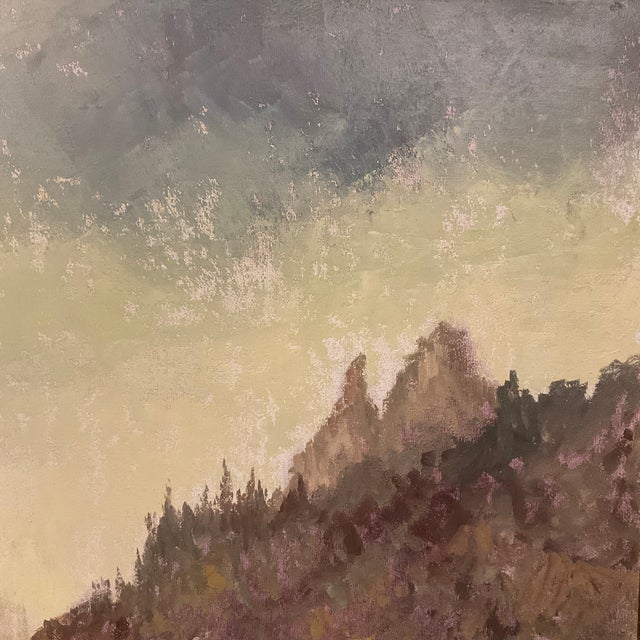 Vintage Impressionist Oil on Canvas "Harbor Scene at Night" by Roelof ...