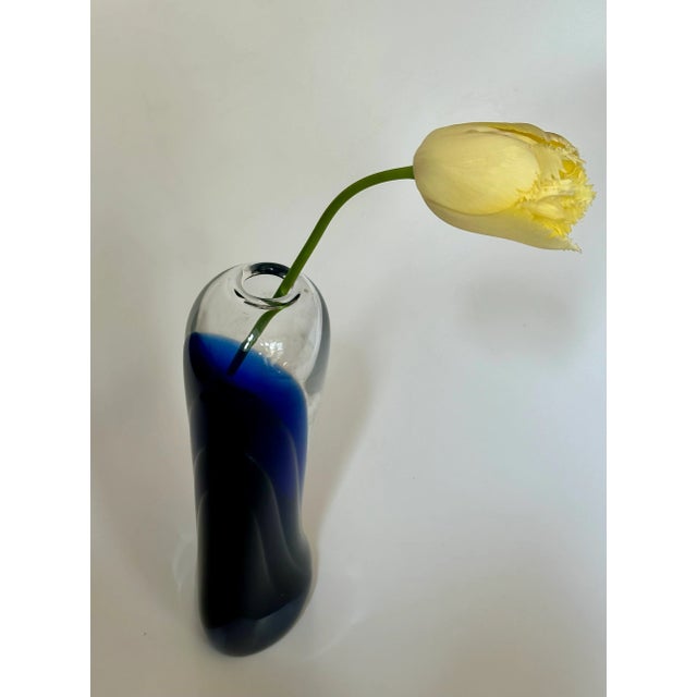 1990s Michael Von Shearer (Spirit Glass) Post Modern Art Vase | Chairish