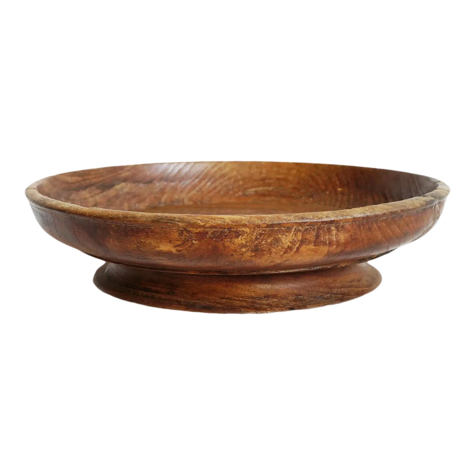 Vintage Teak Balinese Plate | Chairish