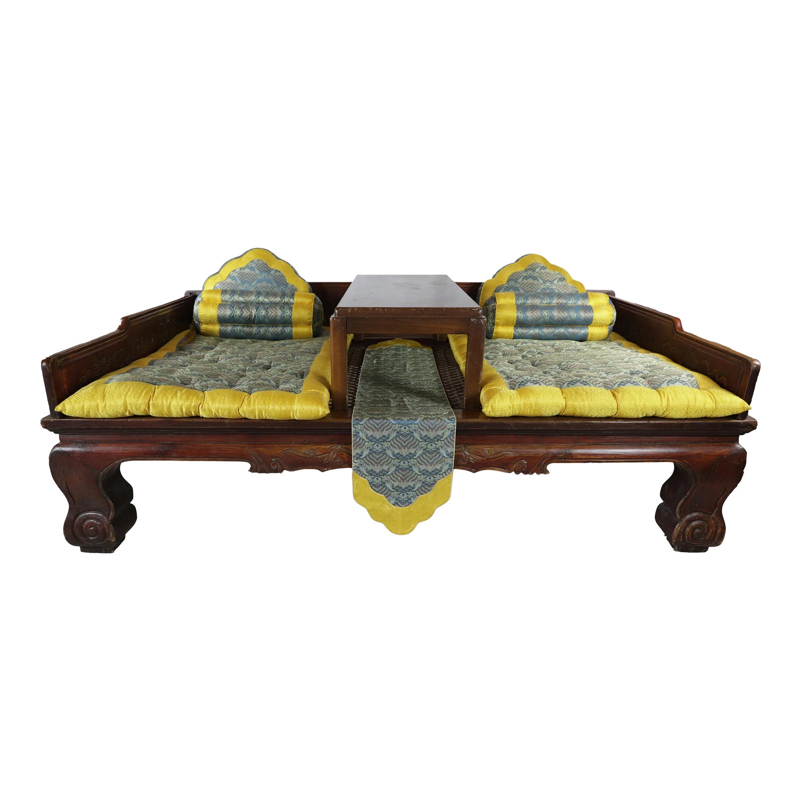 Chinese 19th-Century Mahogany Arhat Bed | Chairish