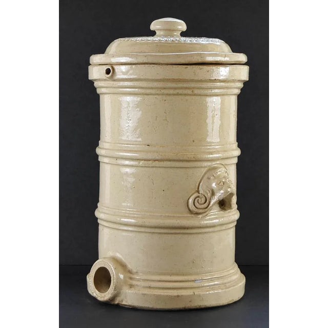 Vintage English Stoneware Water Filter | Chairish