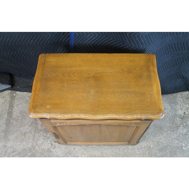 Antique French Provincial Country Oak Confiturier Jam Cabinet | Chairish