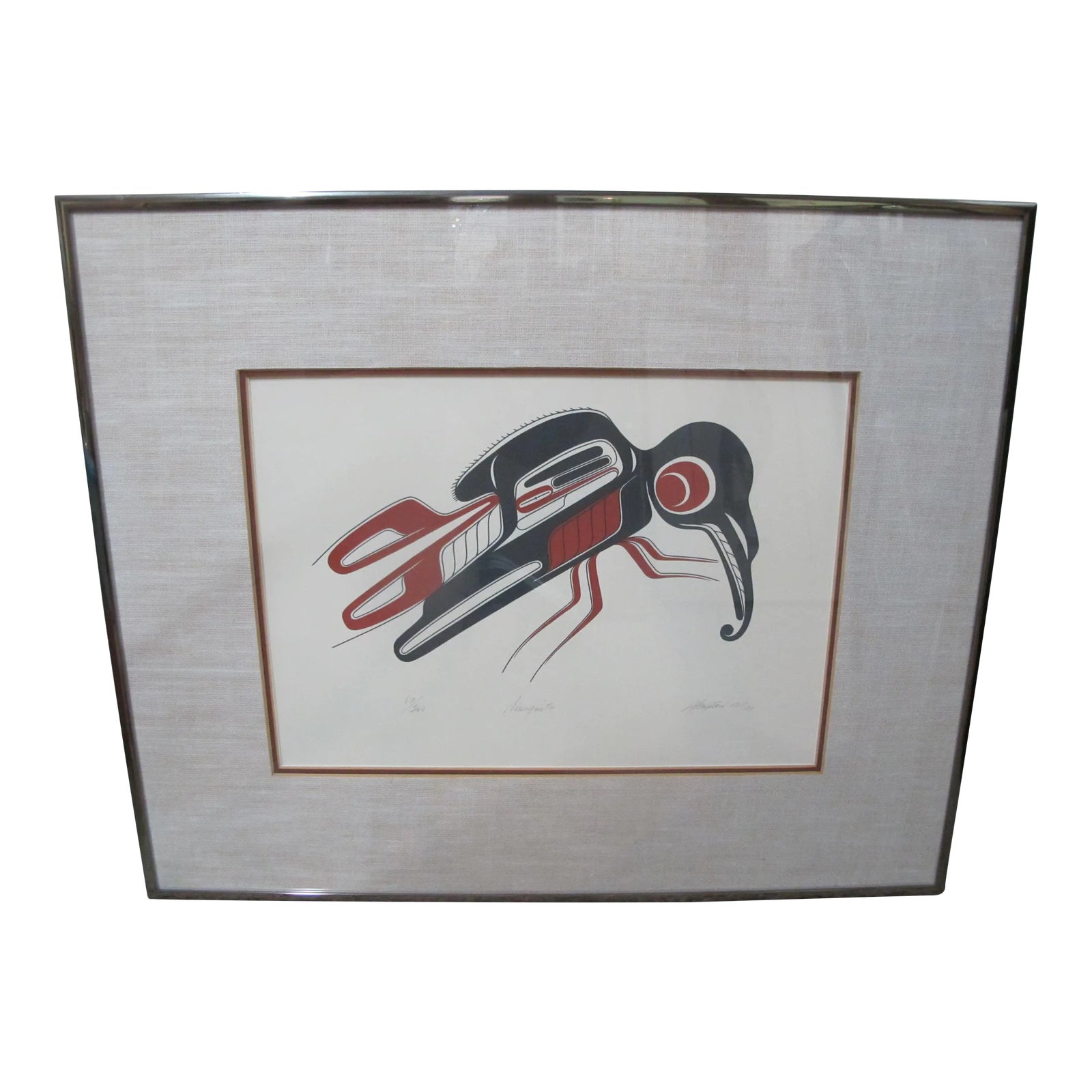 Native Art Thompson Canada Signed Limited Edition Screenprint Mosquito ...