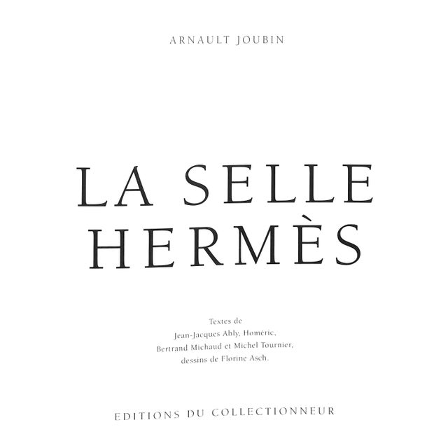 "La Selle Hermes" 1993 Birnbaum, Michel [Editeur] | Chairish