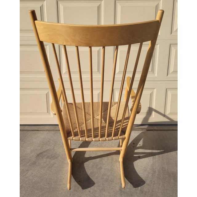 1980s Danish Rocking Chair by Hans J. Wegner | Chairish