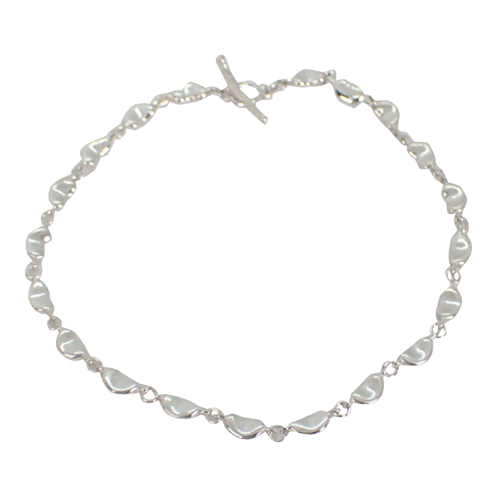 Tiffany 925 Beans Bracelet | Chairish