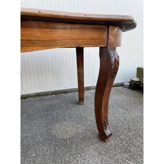 Early 1900s Walnut Dining Table, 1890s | Chairish