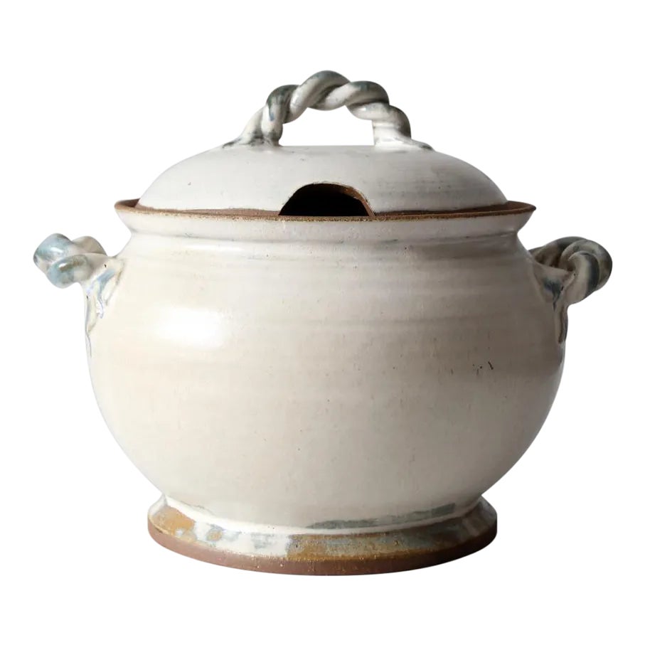 Vintage Studio Pottery Tureen | Chairish