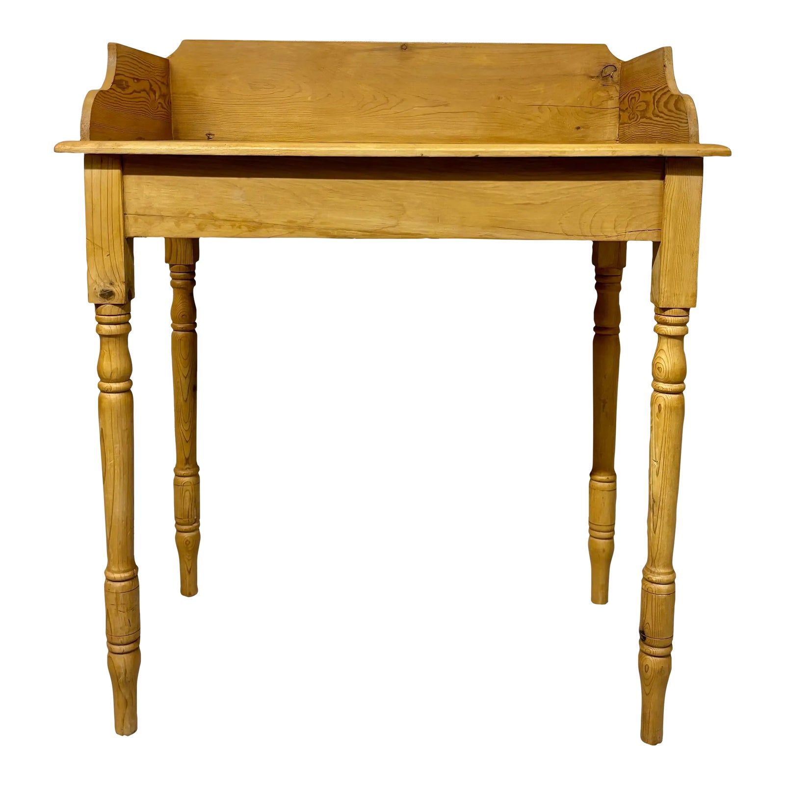 19th Century English Pine Writing Desk | Chairish